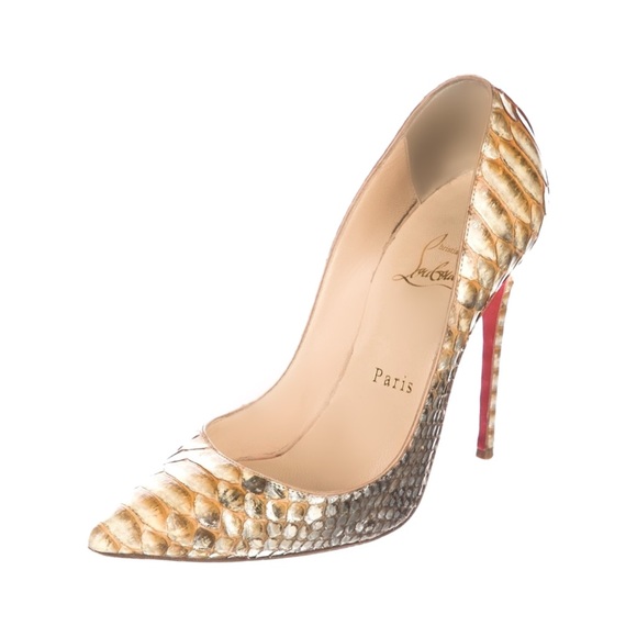 Christian Louboutin | Shoes | Python Christian Louboutin So Kate Pumps ...